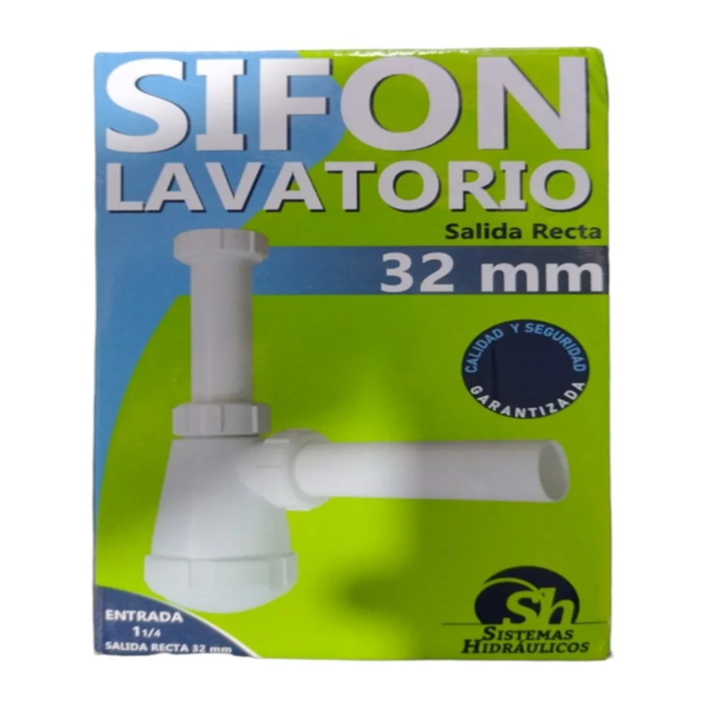 Sifón Lavaplatos Entrada Recta 40mm | Electronica Alex